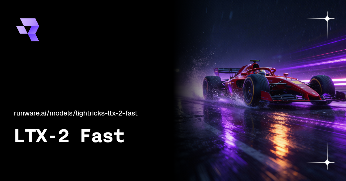 LTX-2 Fast AI Video Generator | Runware