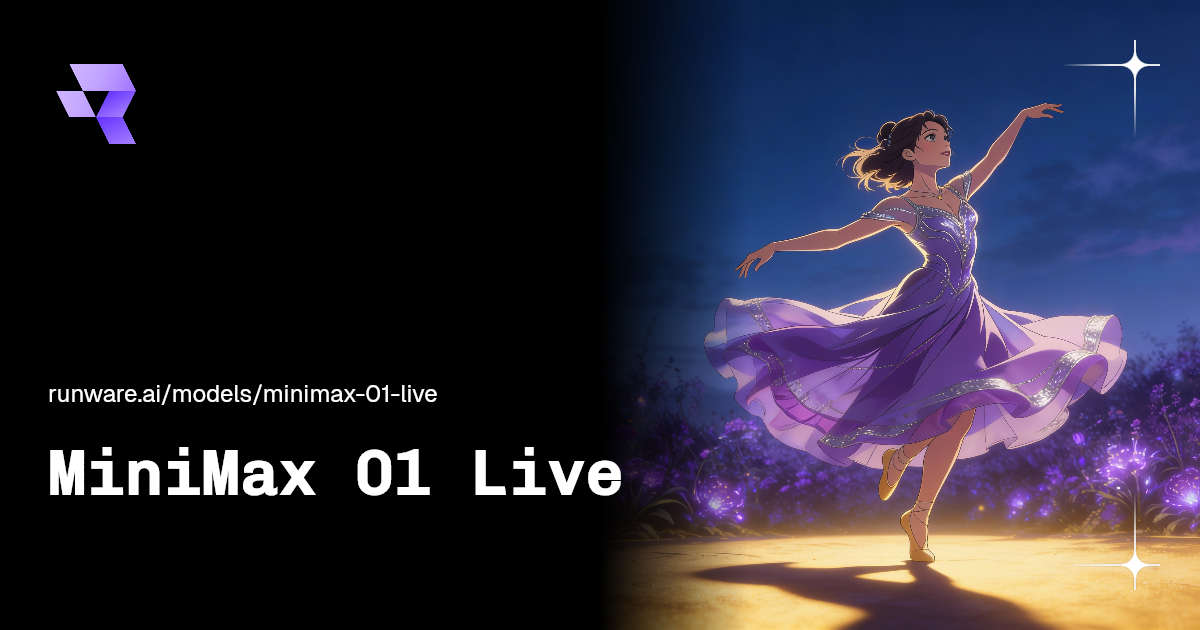 MiniMax 01 Live AI Video Generator | Runware