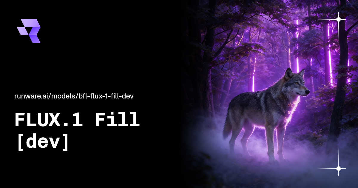 FLUX.1 Fill [dev] AI Image Generator | Runware